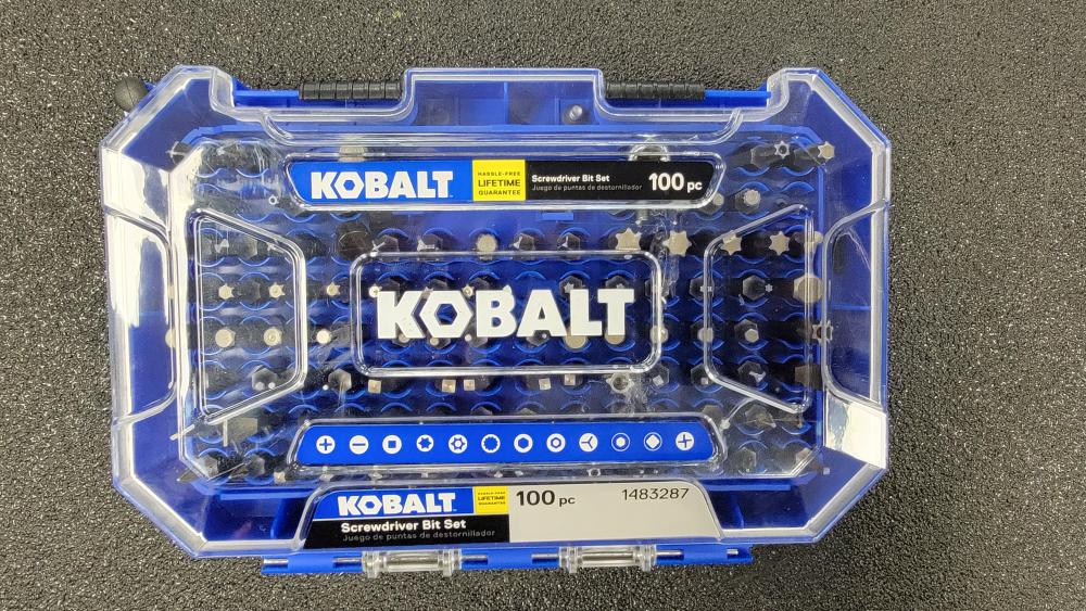 KOBALT TOOLS 100PC SCREWDRIVER BIT SET Like New | Pawn 1 | Spokane | WA