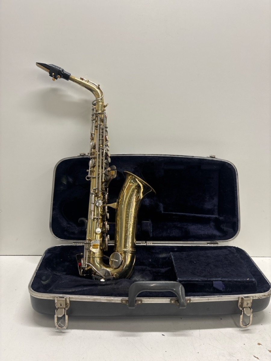 CG CONN SAXOPHONE 1921 VINTAGE "STARS AND STRIPES" UNTESTED conditions ...