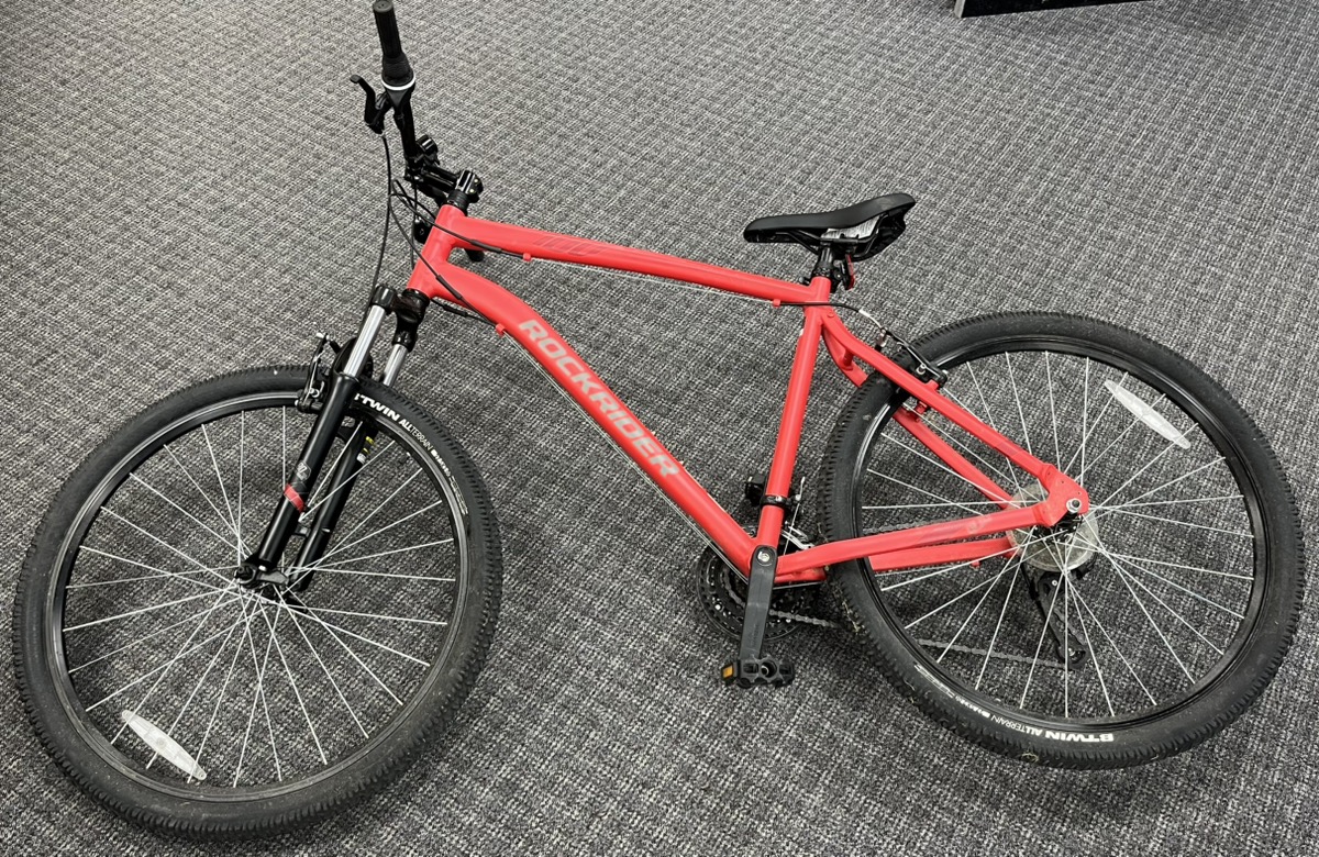 Rockrider ST100 Red 27" 21 Speed Mens Mountain Bike Bicycle Good | Pawn ...
