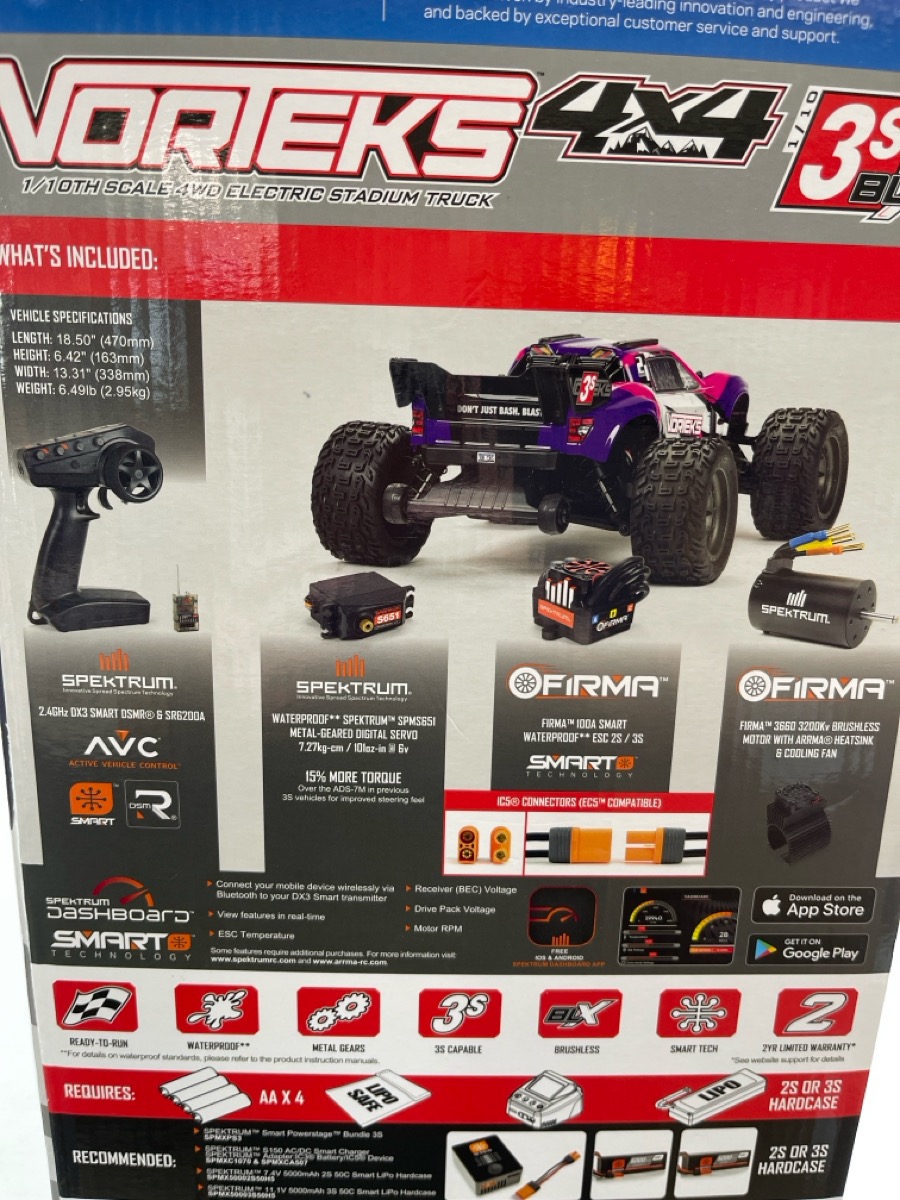 ARRMA VORTEKS 4X4 1/10 3S Good | Pawn 1 | Spokane | WA