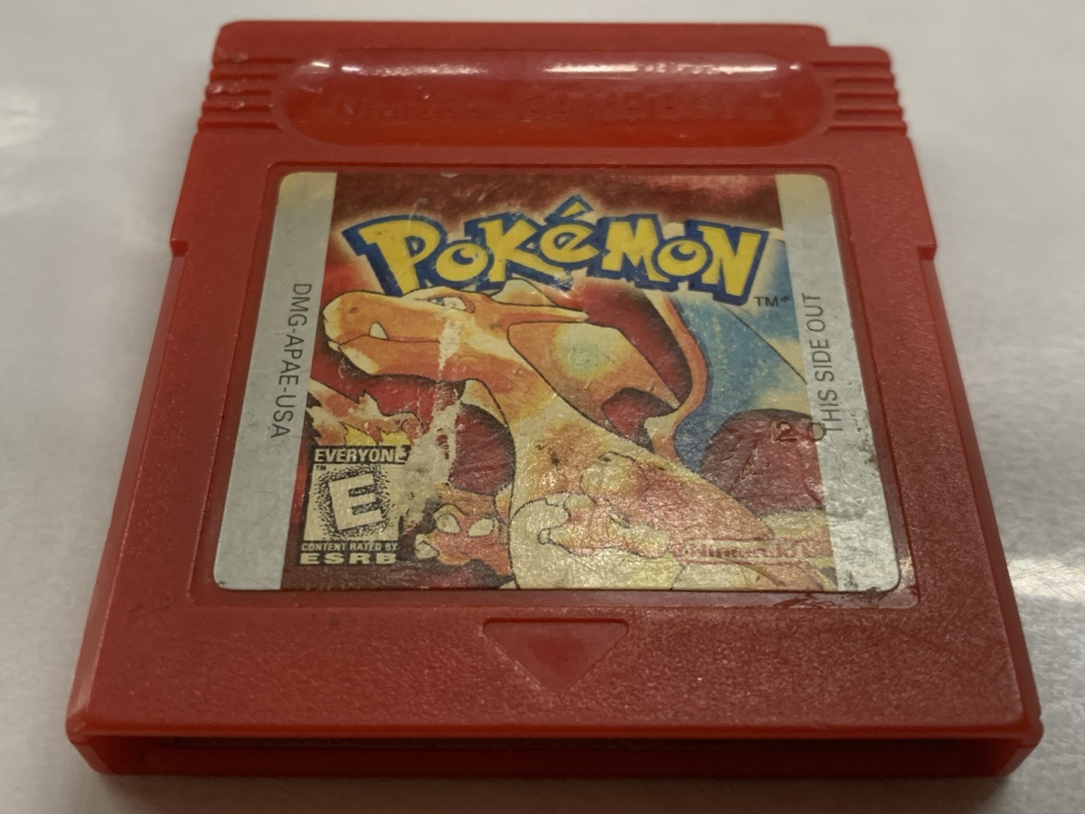 Pokemon: Red Version Nintendo GameBoy 1999 Authentic Cartridge Good ...