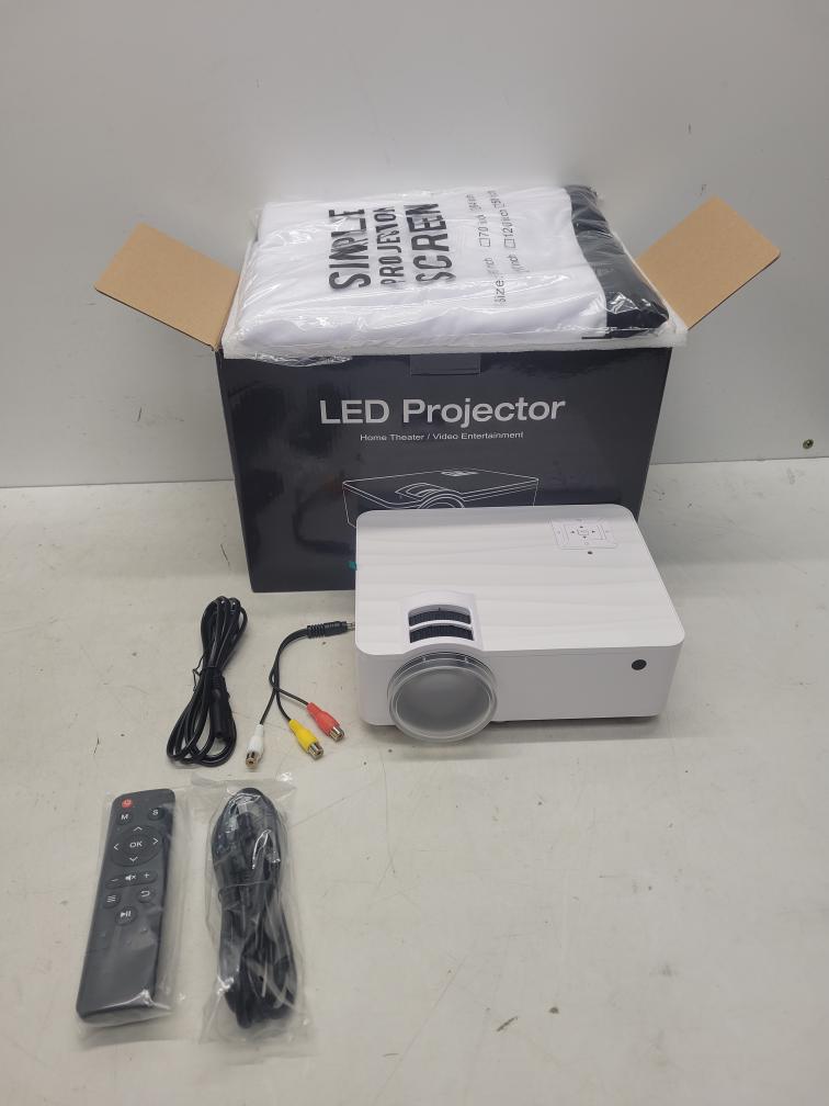 TOPVISION PROJECTOR T6 IOB, COMPLETE, OPEN BOX, LIGHT TO NO USE. Like ...