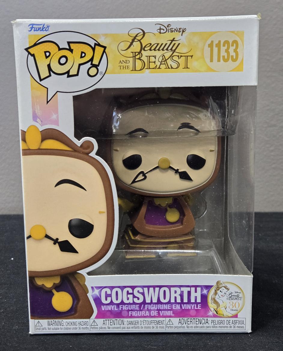 Funko Pop 1133 - Cogsworth - Beauty and The Beast 30 Years Very Good ...