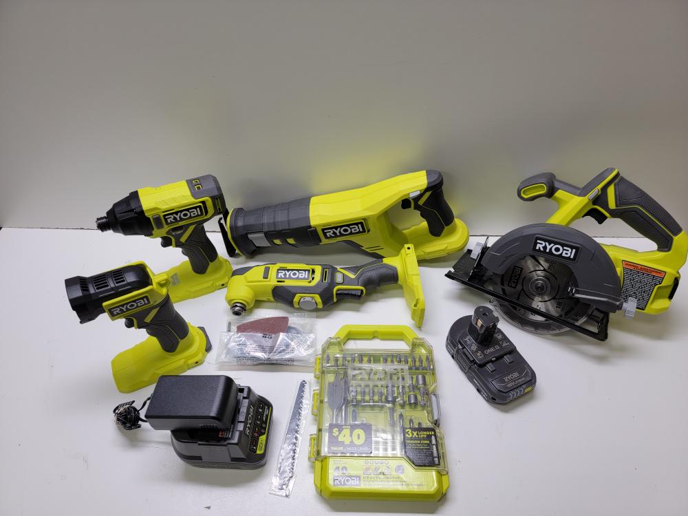RYOBI COMBO 7PC SET W/ACC Good | Pawn 1 | Spokane | WA