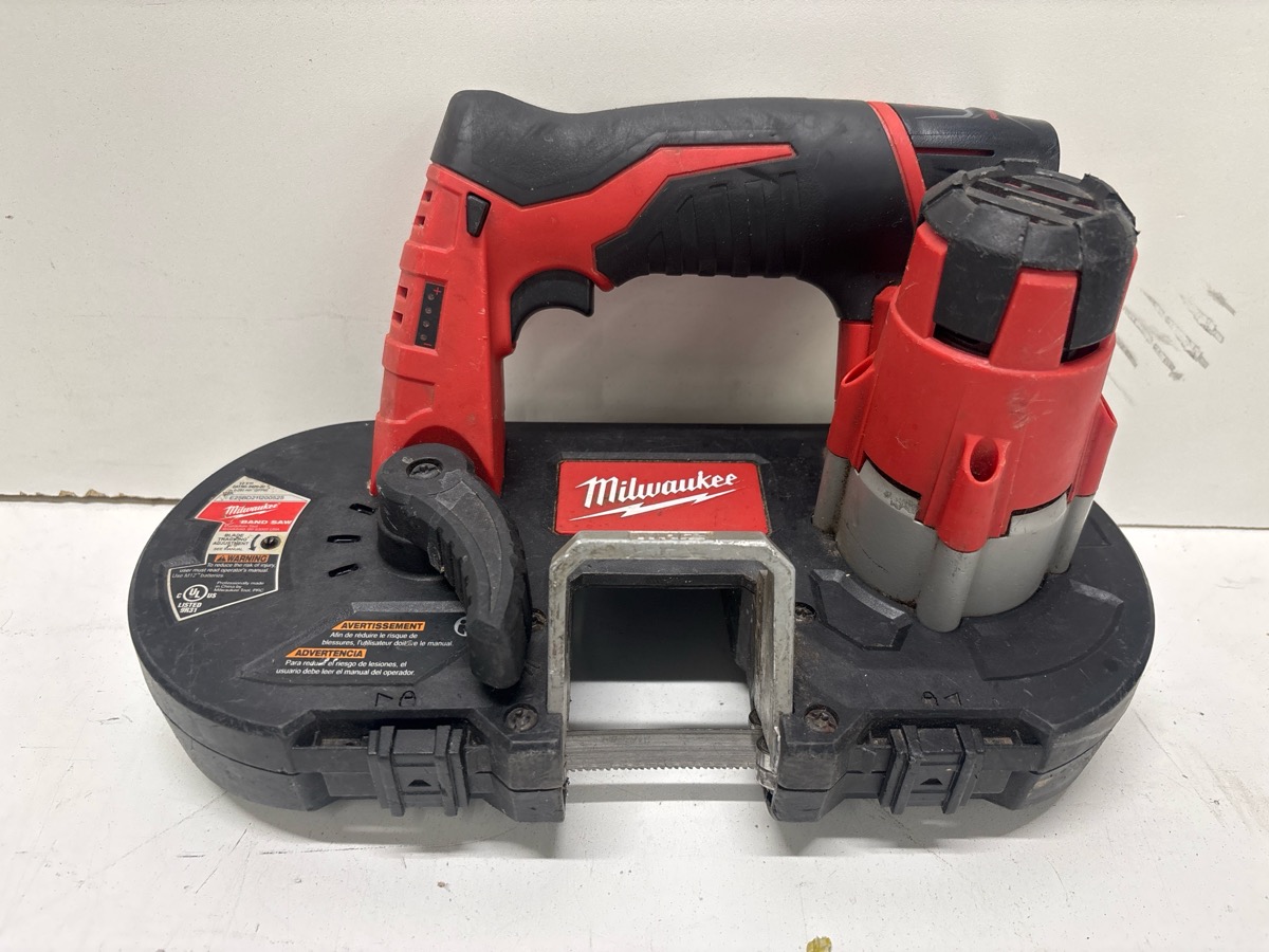 MILWAUKEE TOOLS 2429-20 with battery 12v band saw Very Good | Pawn 1 ...