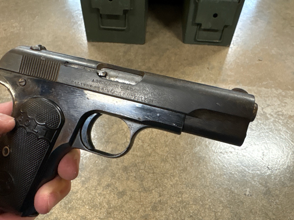 Colt Firearms 1903 Pocket Hammerless 32acp 3.75" Semi-Auto Pistol - Mfg ...