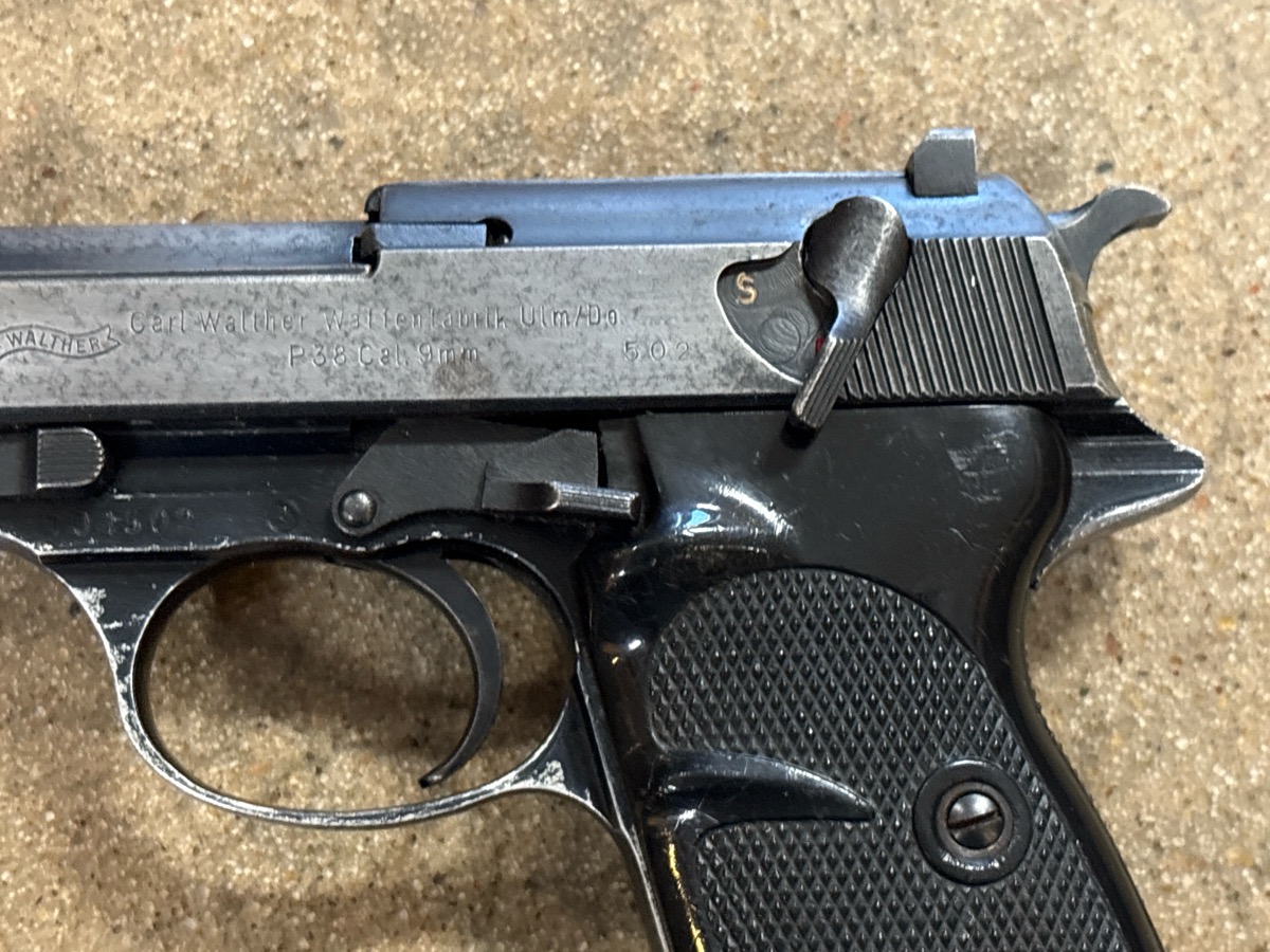 Carl Walther P38 9mm 4.50" Semi-Auto Pistol - German Pistol - Dated 9/ ...