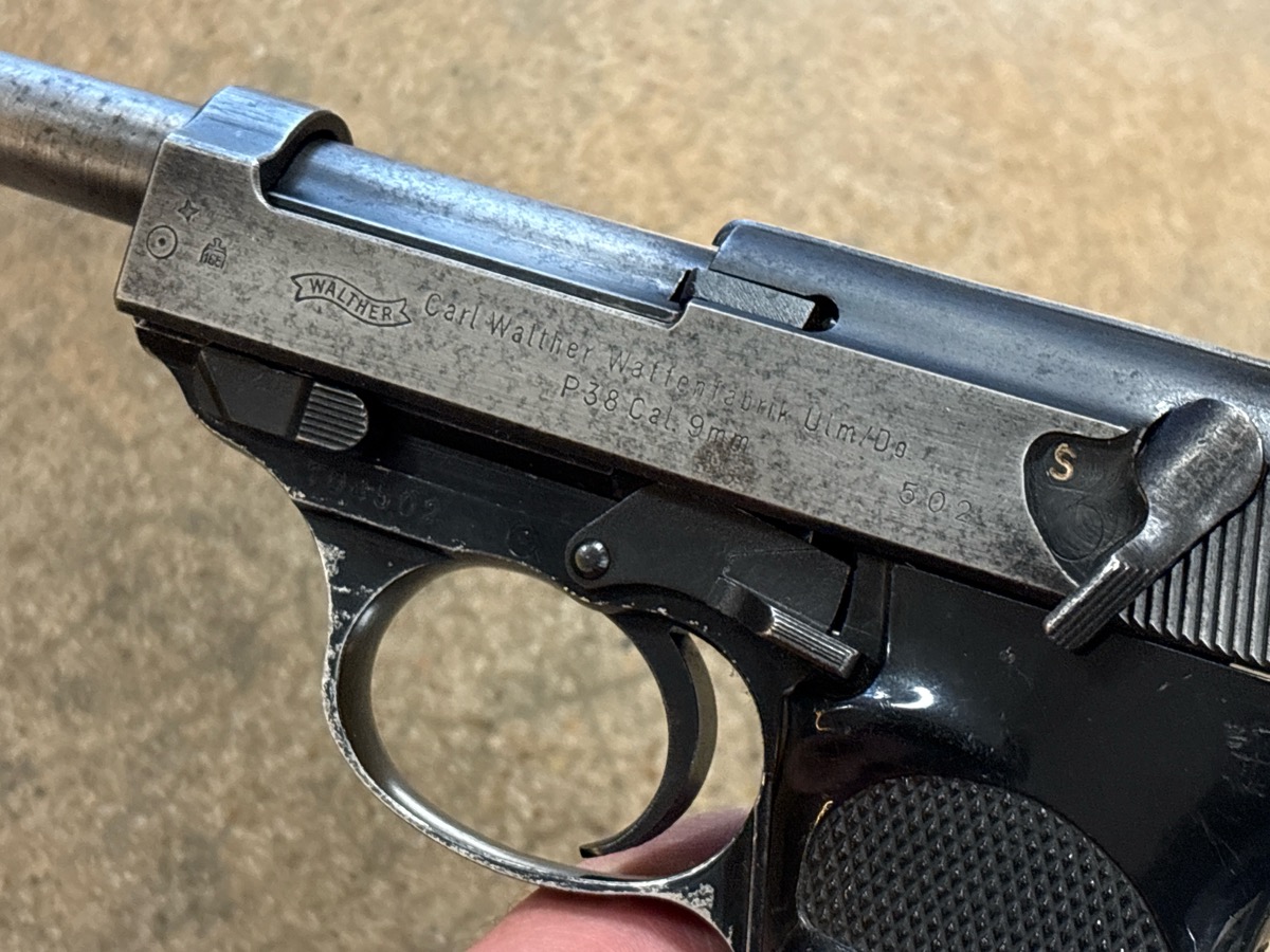 Carl Walther P38 9mm 4.50" Semi-Auto Pistol - German Pistol - Dated 9/ ...